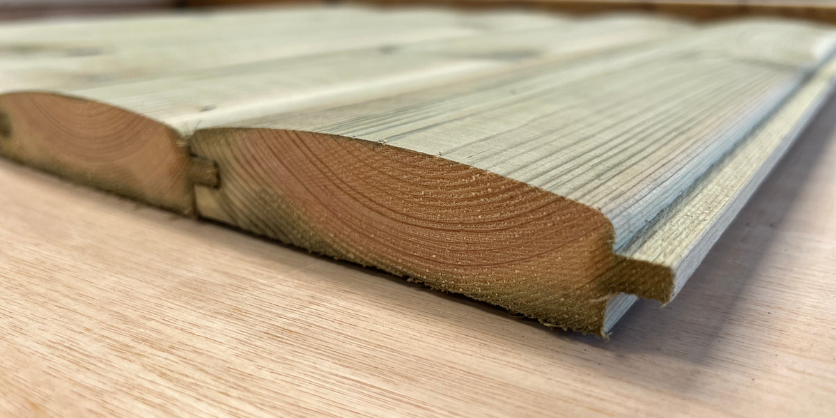 38x125 Tanalised Treated Loglap Cladding — Timber DIY
