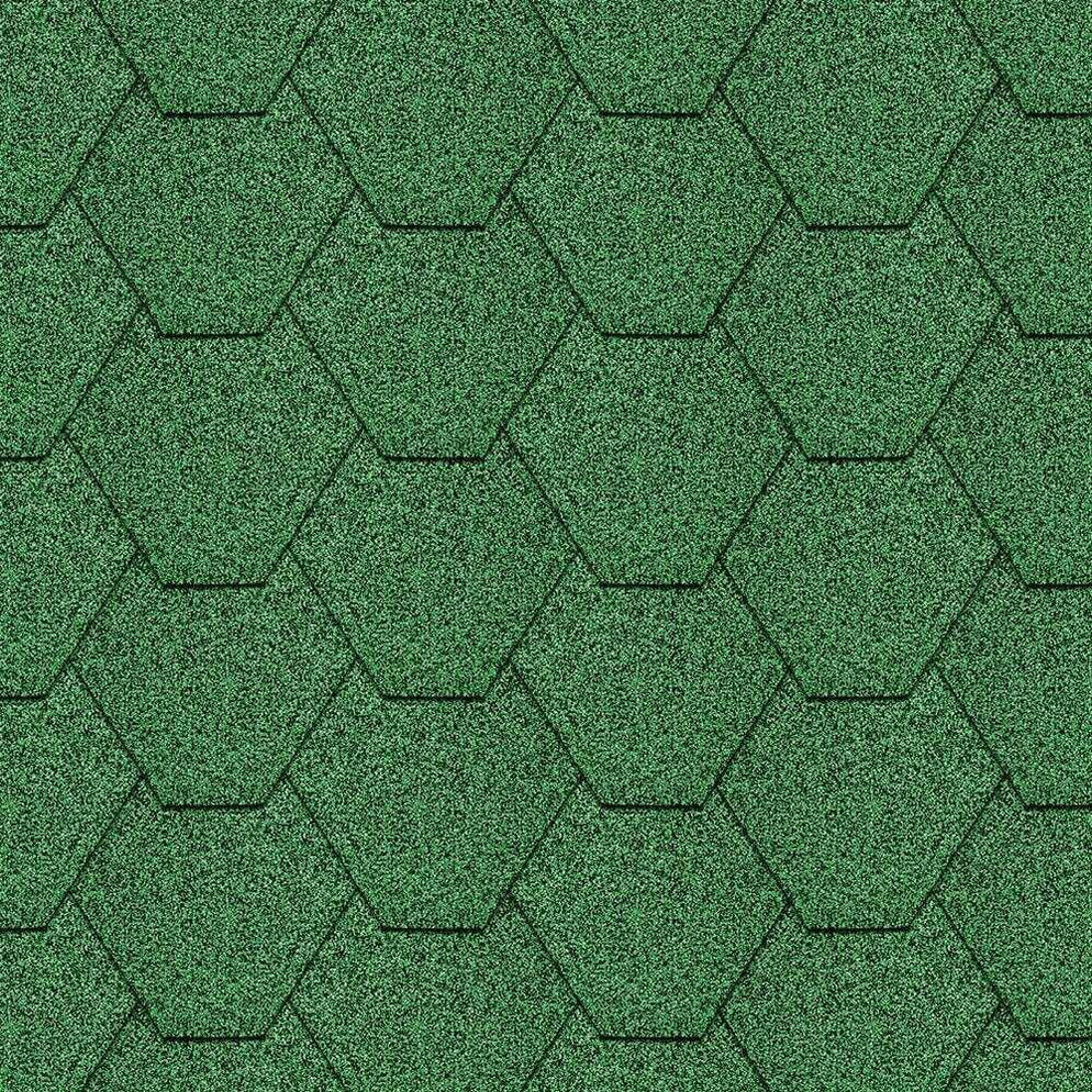 Hexagonal Reinforced Fibreglass Roofing Shingles — Timber DIY