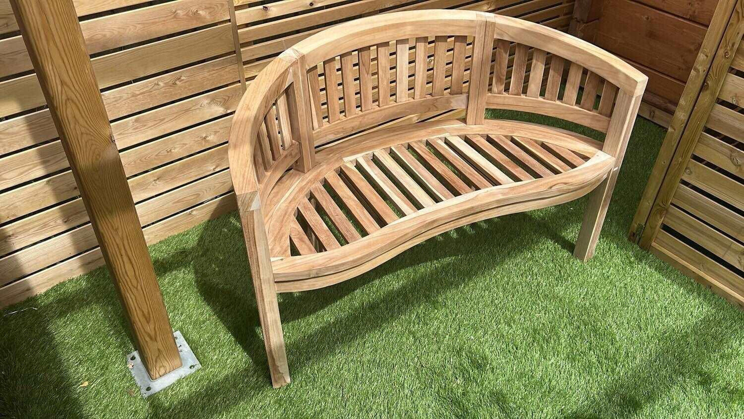Garden Wooden Benches | Solid Teak Garden Benches — Timber DIY